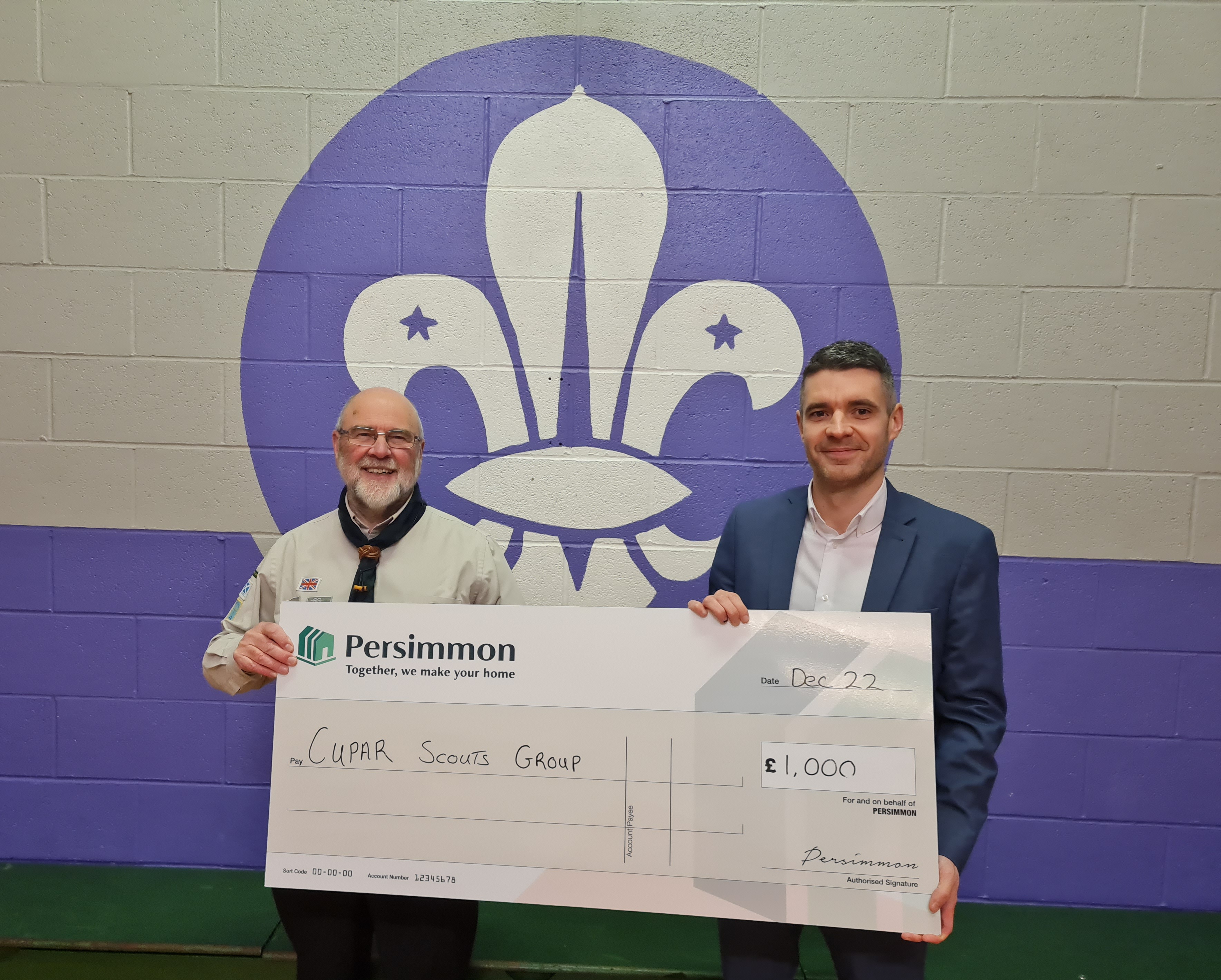 Cupar scouts scoop early Christmas present