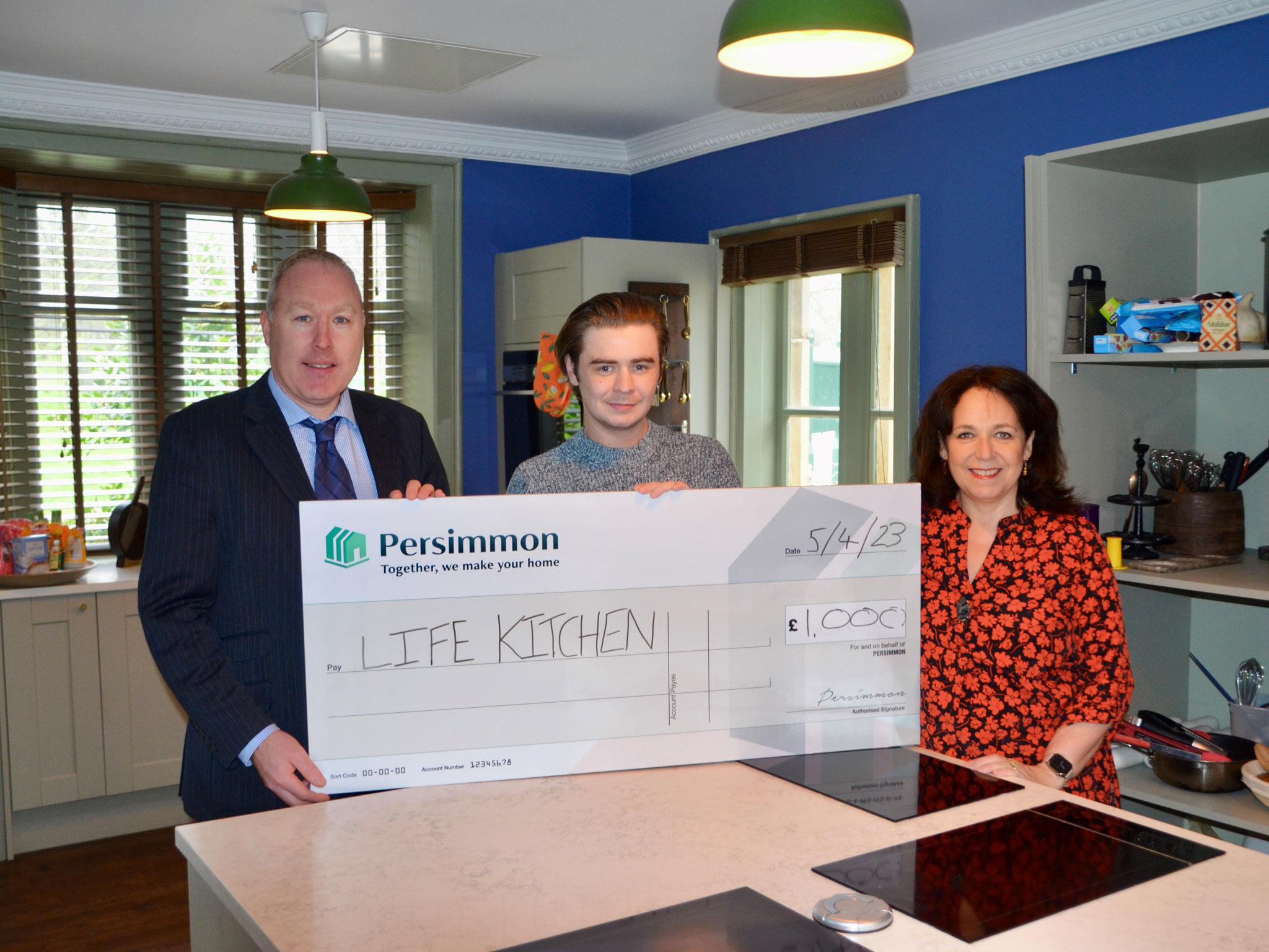 Life Kitchen boosted by £1,000 donation from our Durham region