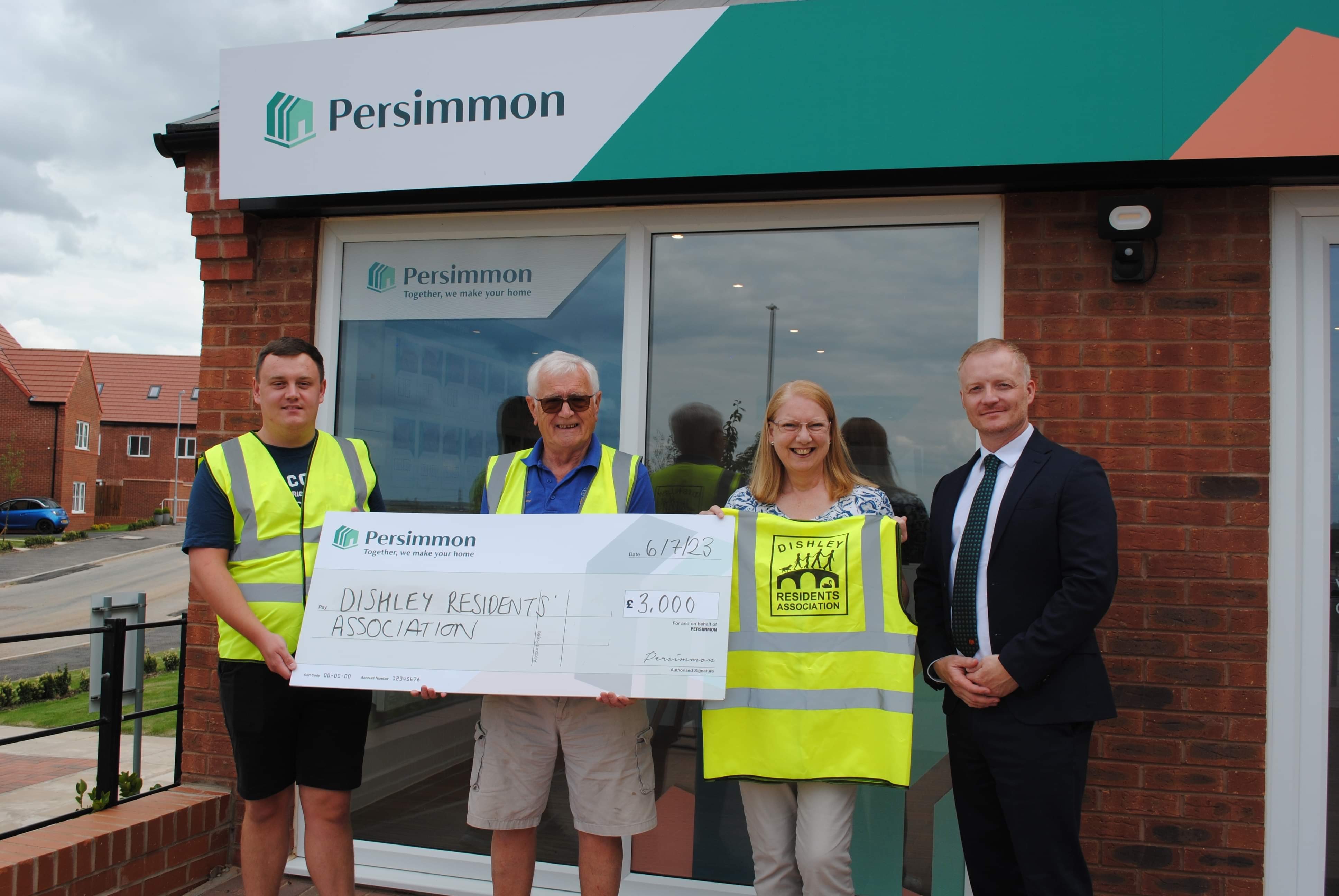 North Midlands team gives £3,000 cash boost to Dishley Residents ...