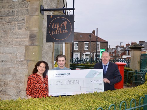 Life Kitchen boosted by £1,000 donation from our Durham region