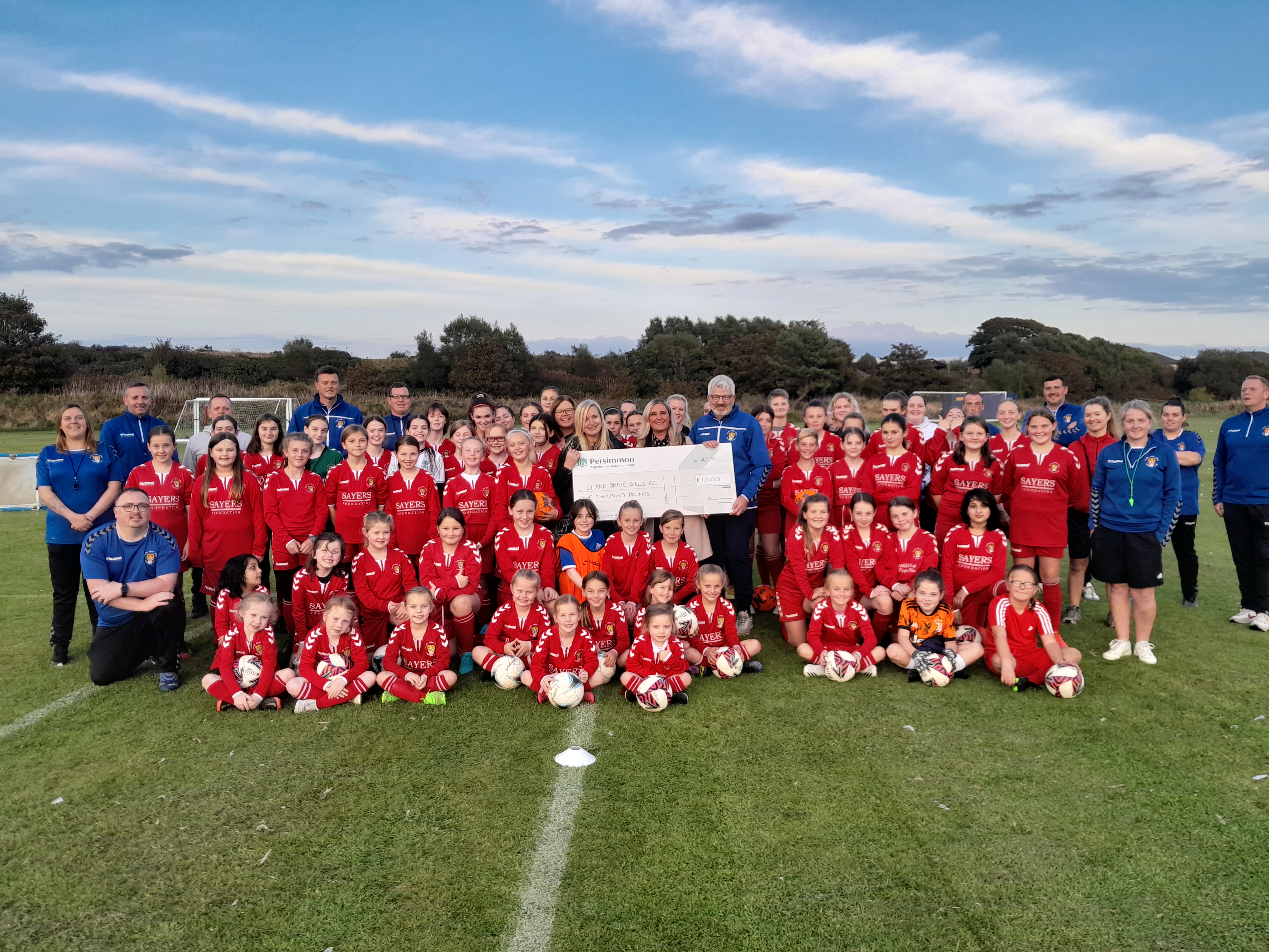 Girls football club scores major funding boost thanks to donation