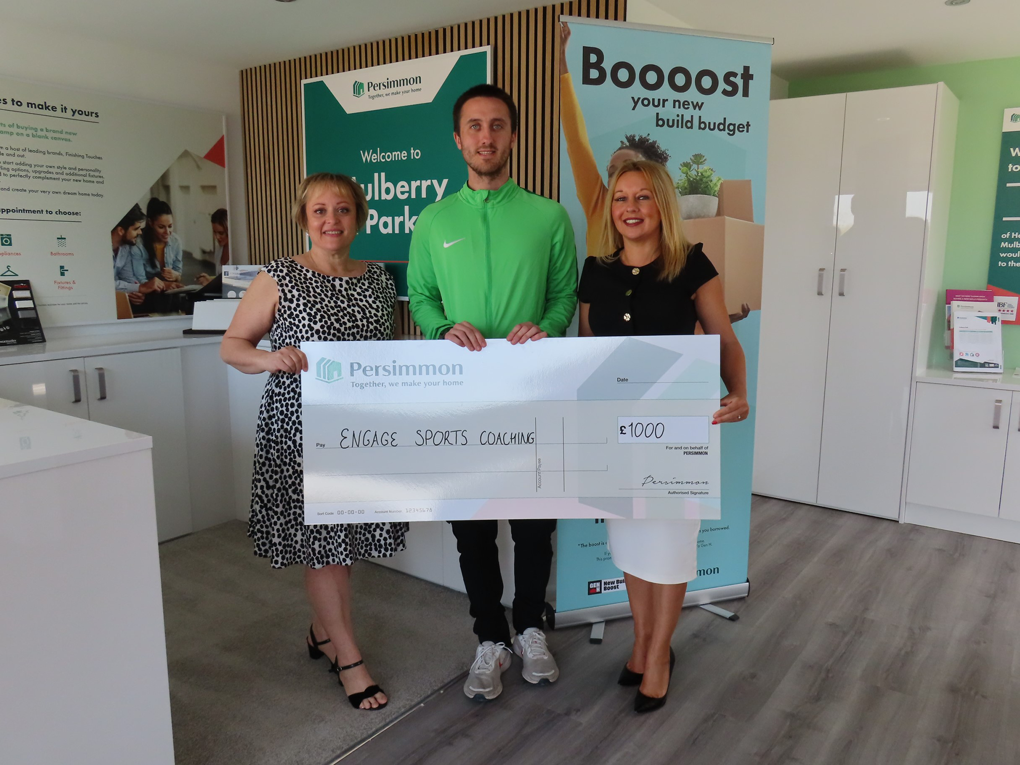Persimmon Homes Anglia donates £1,000 to support local sports coaching ...
