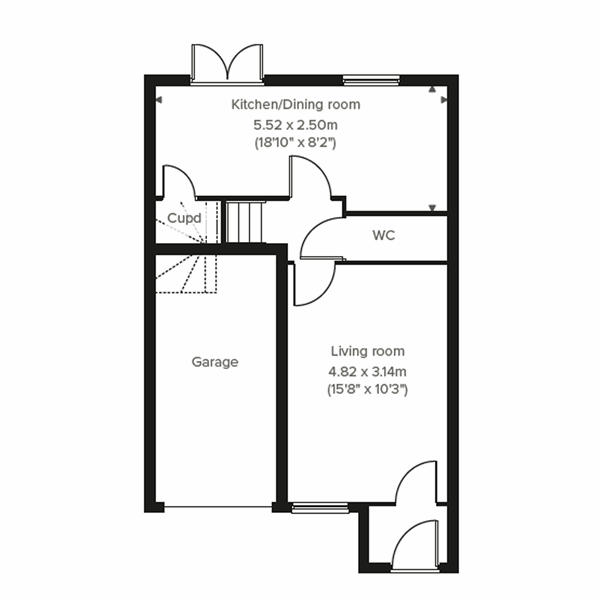 The Grasmere, 3 bedroom semi-detached homes for sale in Lydney ...